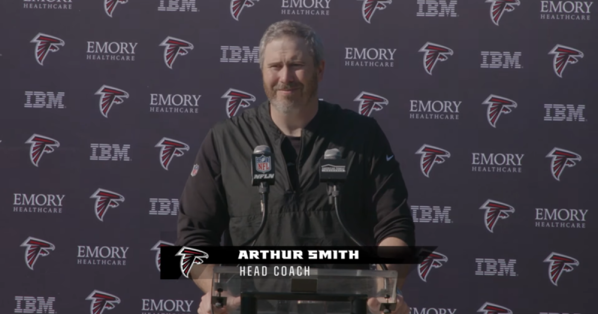 Falcons' coach Arthur Smith in hot water after loss to Panthers ...